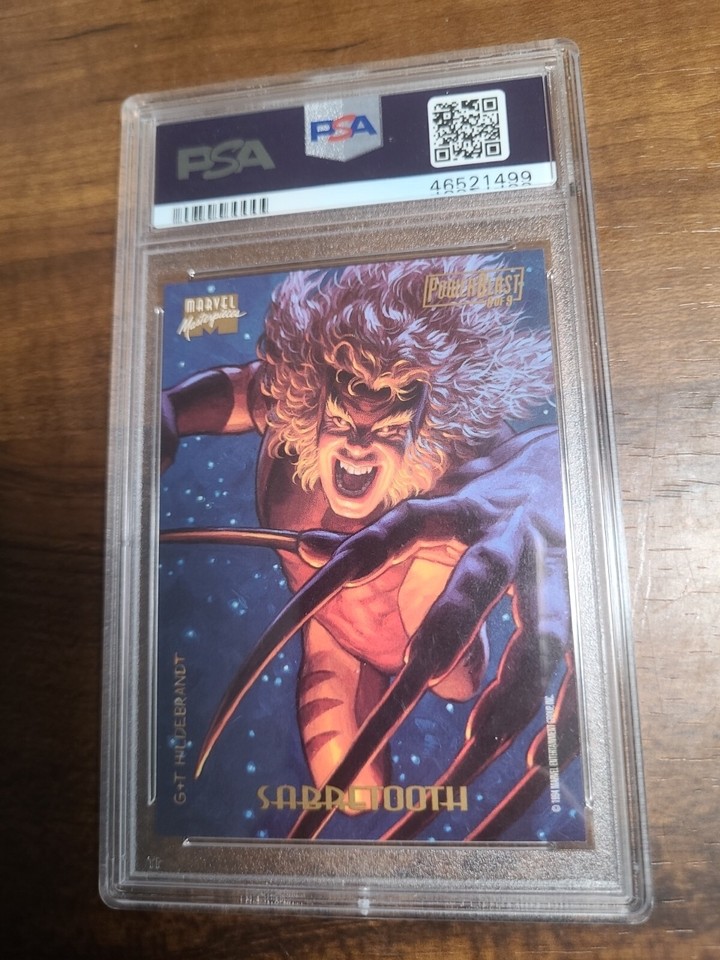 1994 Marvel Masterpieces Sabertooth #8 Psa 10 (POP 7) | eBay