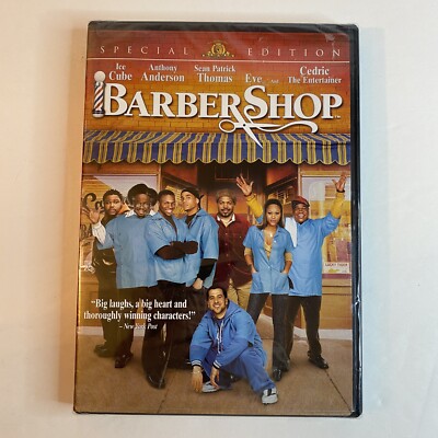 Barbershop (DVD, 2002) Ice Cube, Cedric the Entertainer, Eve - Sealed ...