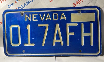 NEVADA LICENSE PLATE. SOLD AS IS. RARE. | eBay