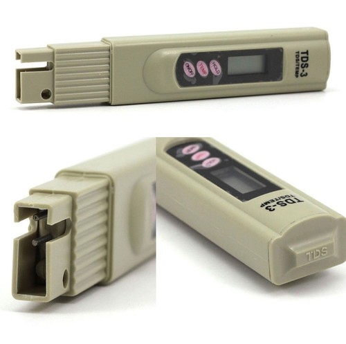 Water Hardness Test Meter Kit 3 Button Digital TDS + Temperature ...