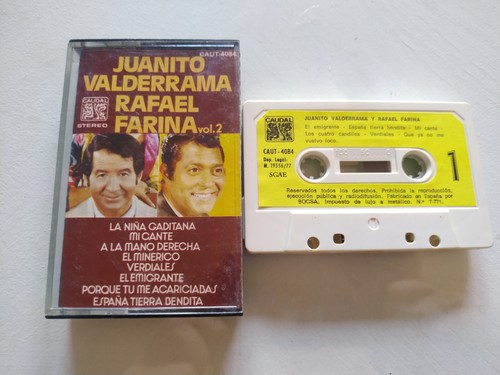 Juanito Valderrama Rafael Farina Vol 2 Flamenco 1977 - Cinta Nastro Cassetta | eBay