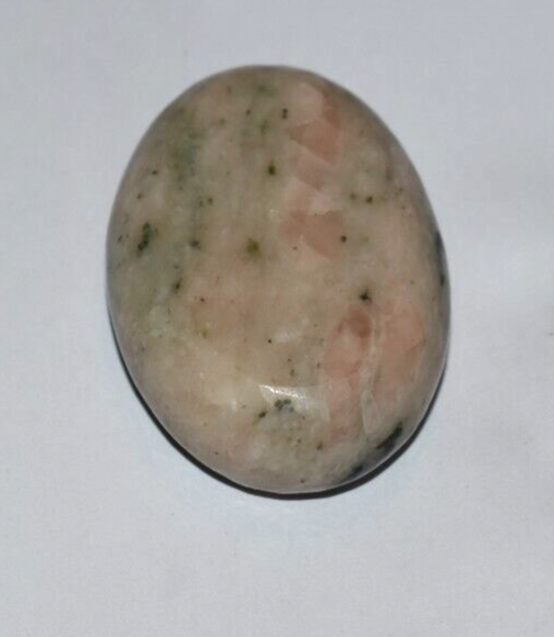 Verdant Memory Pink Feldspar Green Olivine Granite Palm Stone North ...