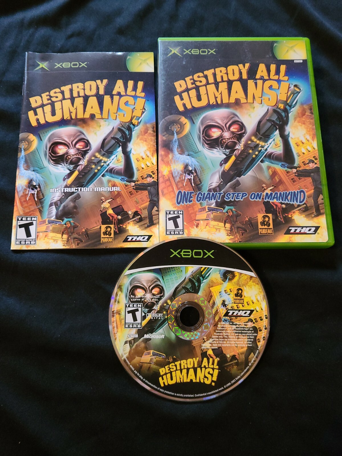 Xbox DESTROY ALL HUMANS-One Giant Step On Mankind | eBay