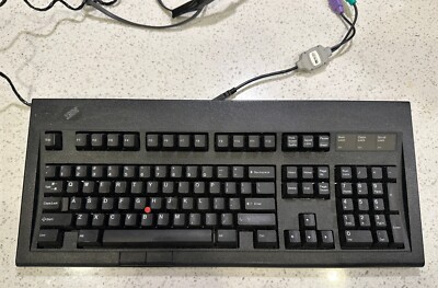 IBM Model M13 TrackPoint II Keyboard 13H6705 Black Vintage | eBay