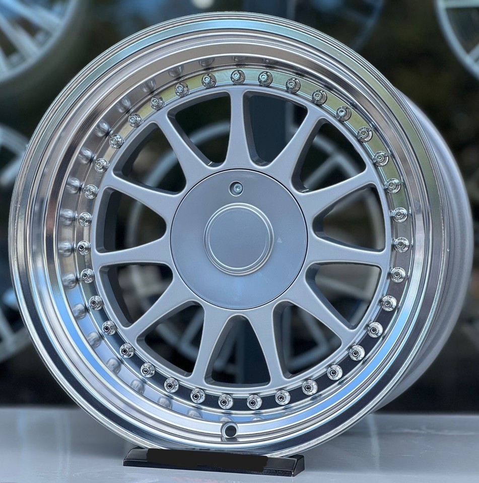 HARTGE Style 16x7.5/8.5 Deep Dish Wheels 4x100 4x114.3 Old School Rims ...