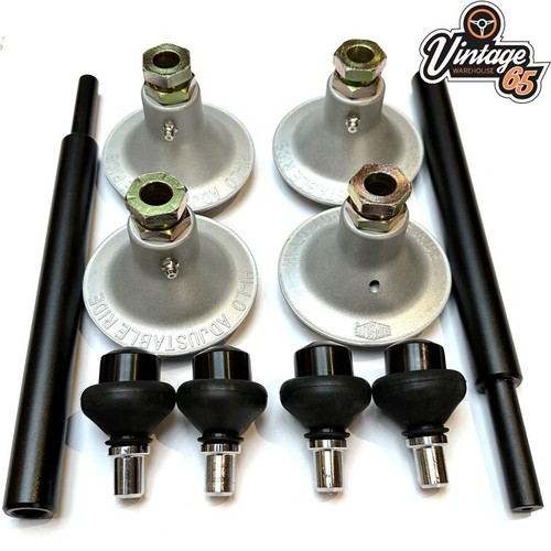 Classic Mini Adjustable Suspension Kit Hi-Lo Black Including Knuckle ...