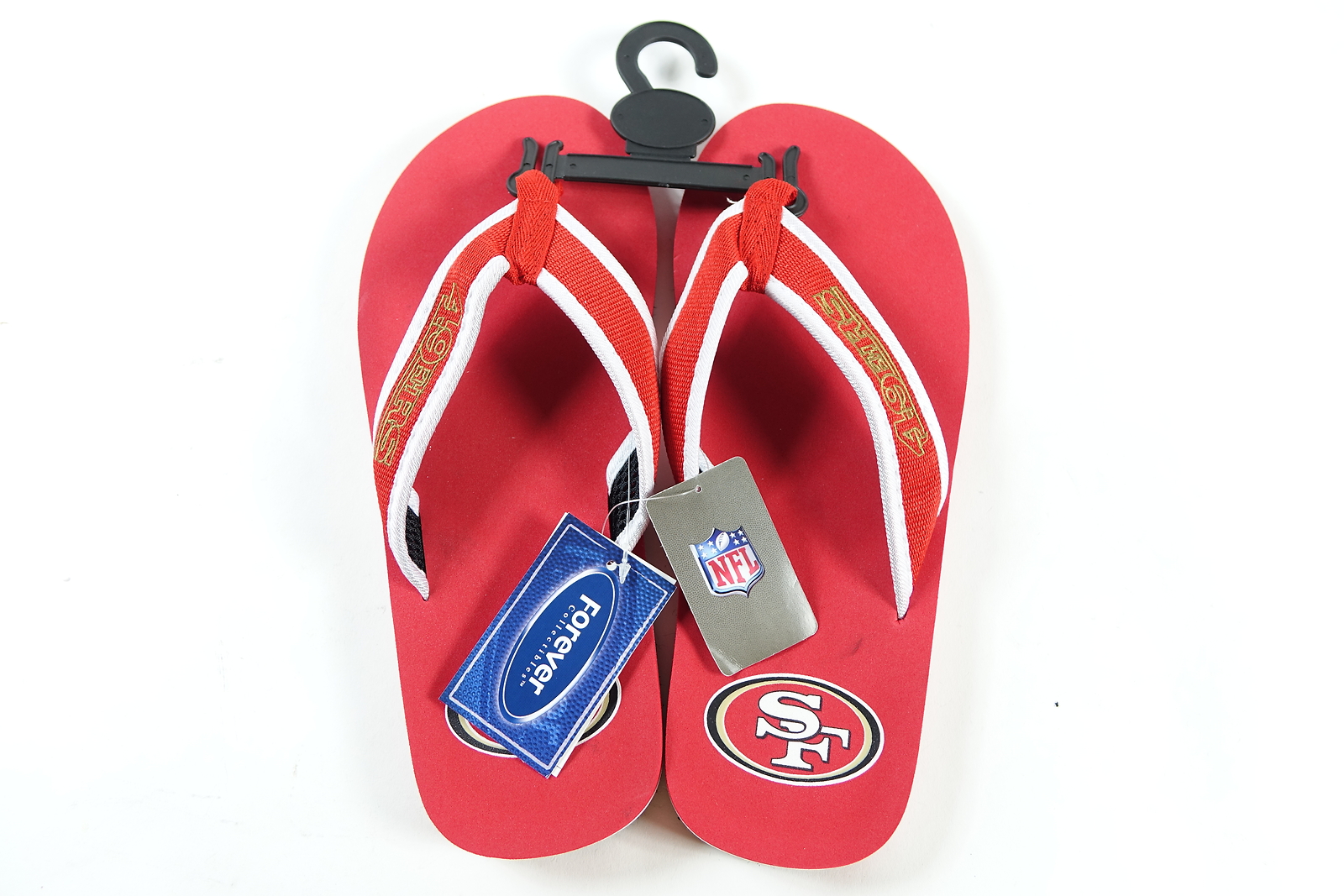 San Francisco 49ers NFL Men's Sequin Flip Flops - L | eBay