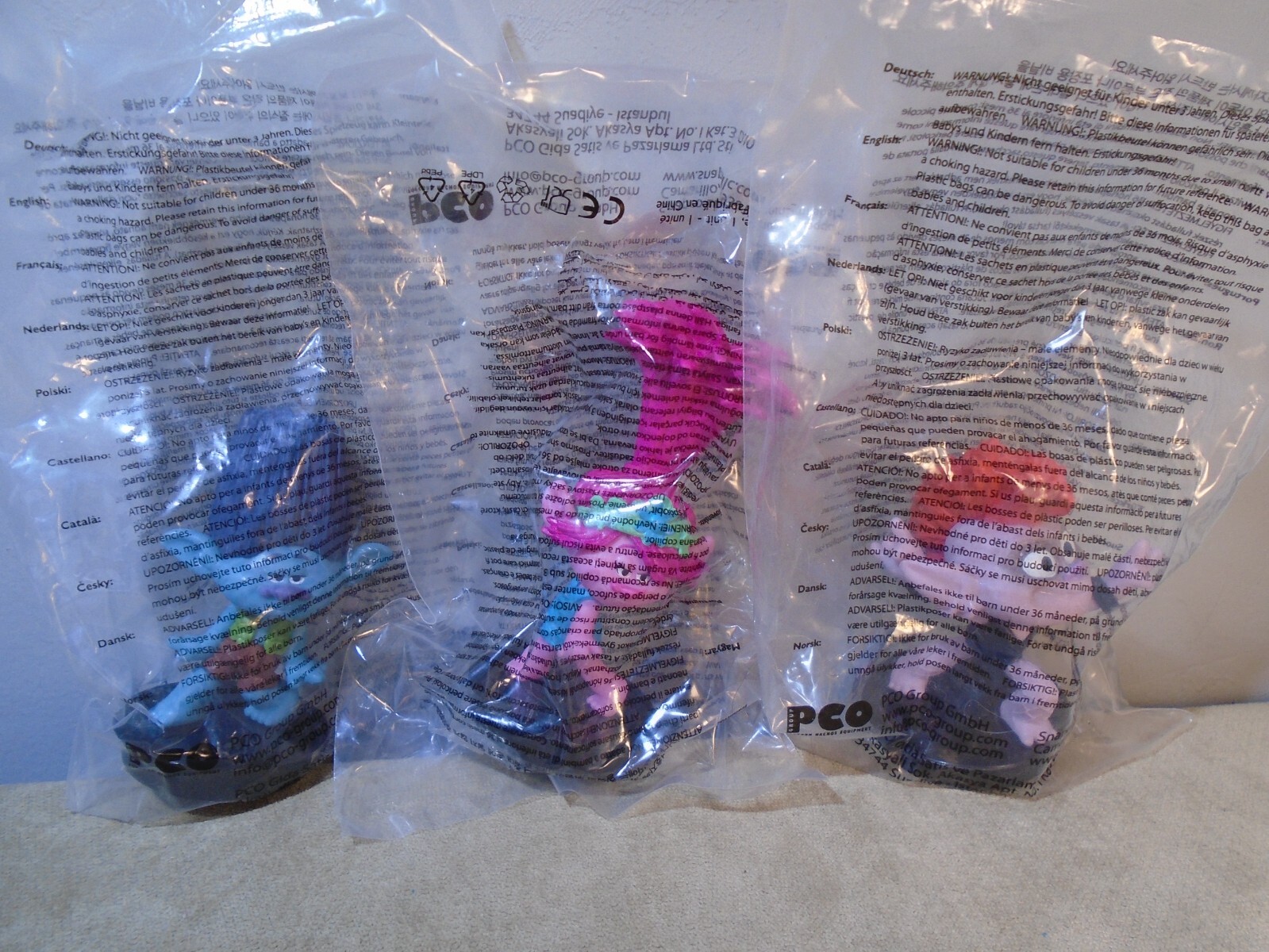 SET OF 3 DREAMWORKS TROLLS QUEEN BARB, BRANCH & POPPY SNAPCO FIGURES ...
