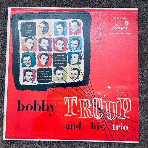 Bobby Troup & His Trio LRP 3002 vinyl 1955 1st Pressing Liberty Records ...
