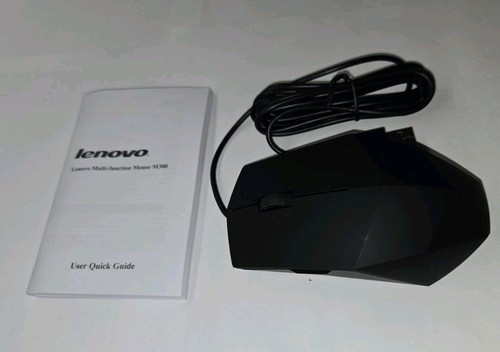 Lenovo Black Diamond M300 USB Wired Mouse Mice Laser 1000DPI For PC ...
