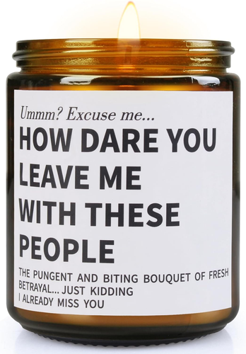 Vanilla Candles - Funny Retirement Gifts for Women & Best Friends ...