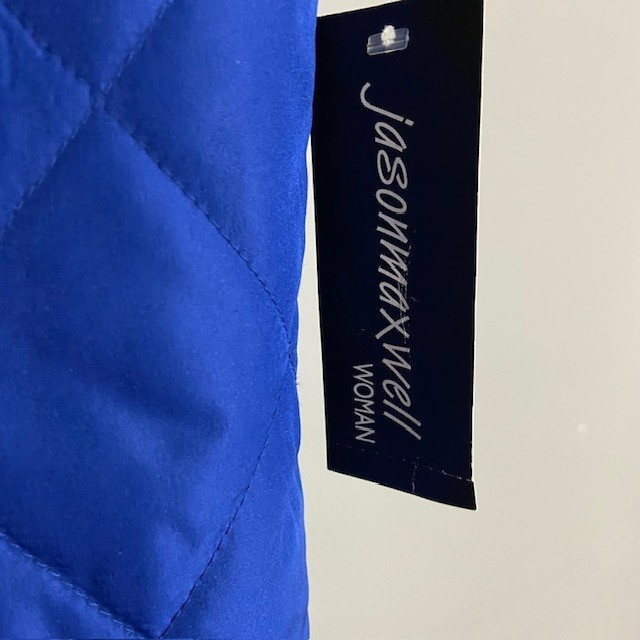 Jason Maxwell Puffer Vest- NWT- Size 1X -Blue | eBay