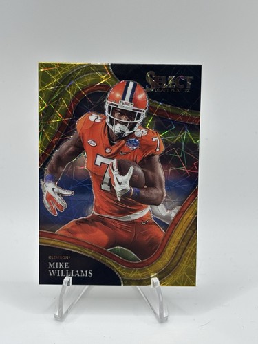 2022 Panini Select Draft Picks - Field Level Mike Williams #187 Gold ...