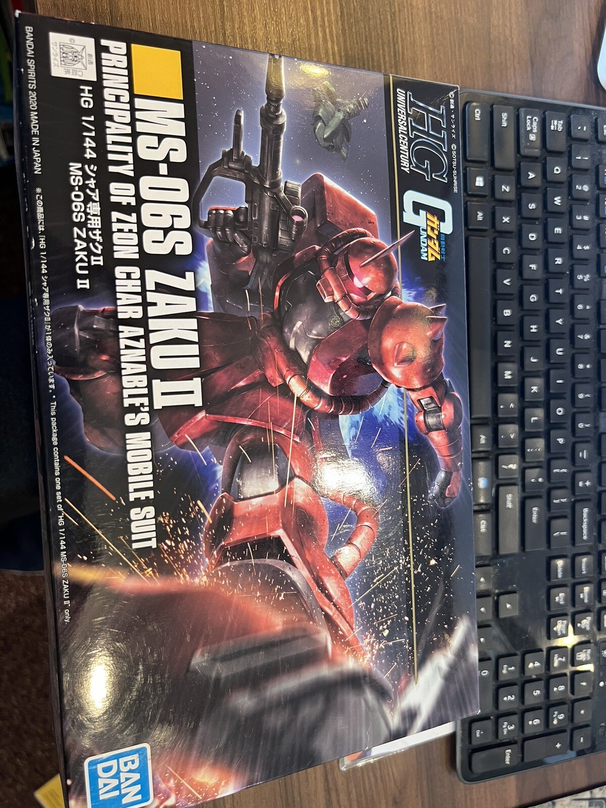 Bandai Gundam HGUC #234 MS-06S Char Zaku II 40th Anniversary HG 1/144 ...