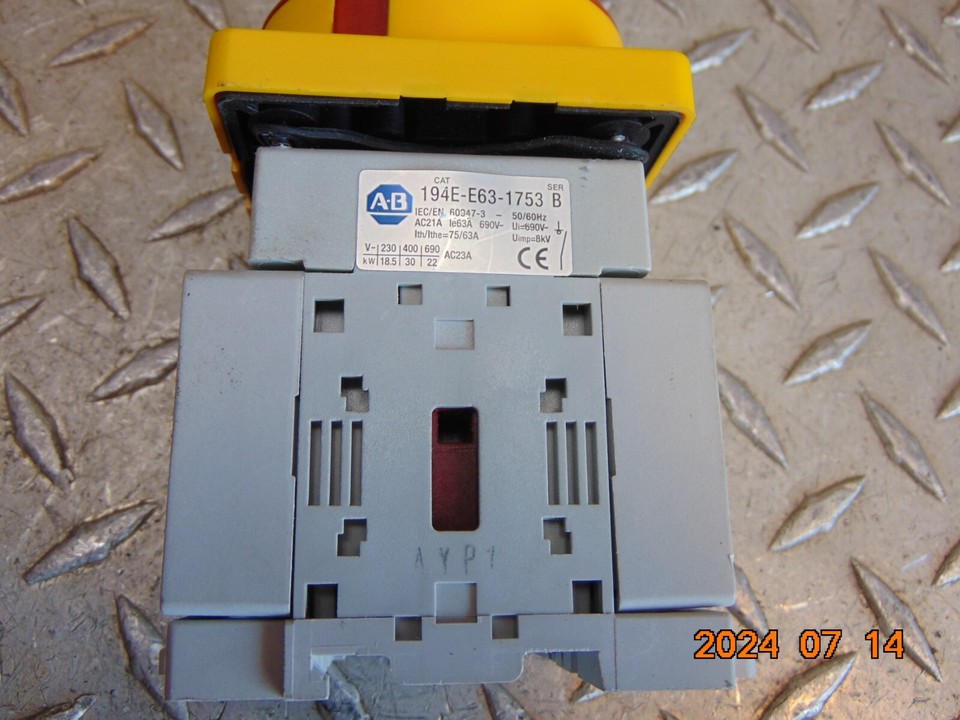 ALLEN BRADLEY 194E-E63-1753 SER B LOAD SWITCH | eBay