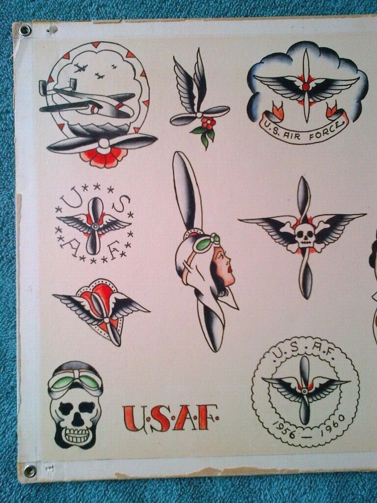Usaf Logo Tattoo USAF US Air Force Skytanker July 85 RAF Fairford