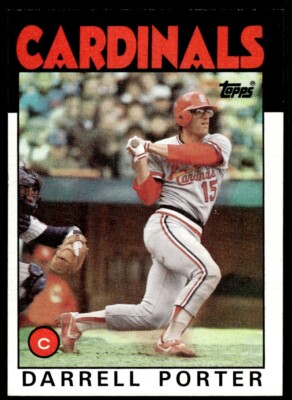 1986 Topps Baseball Card Darrell Porter A St. Louis Cardinals #757 | eBay