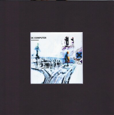 8X8" Matted Print Album Cover Art Picture: Radiohead, OK Computer, 1997 | eBay