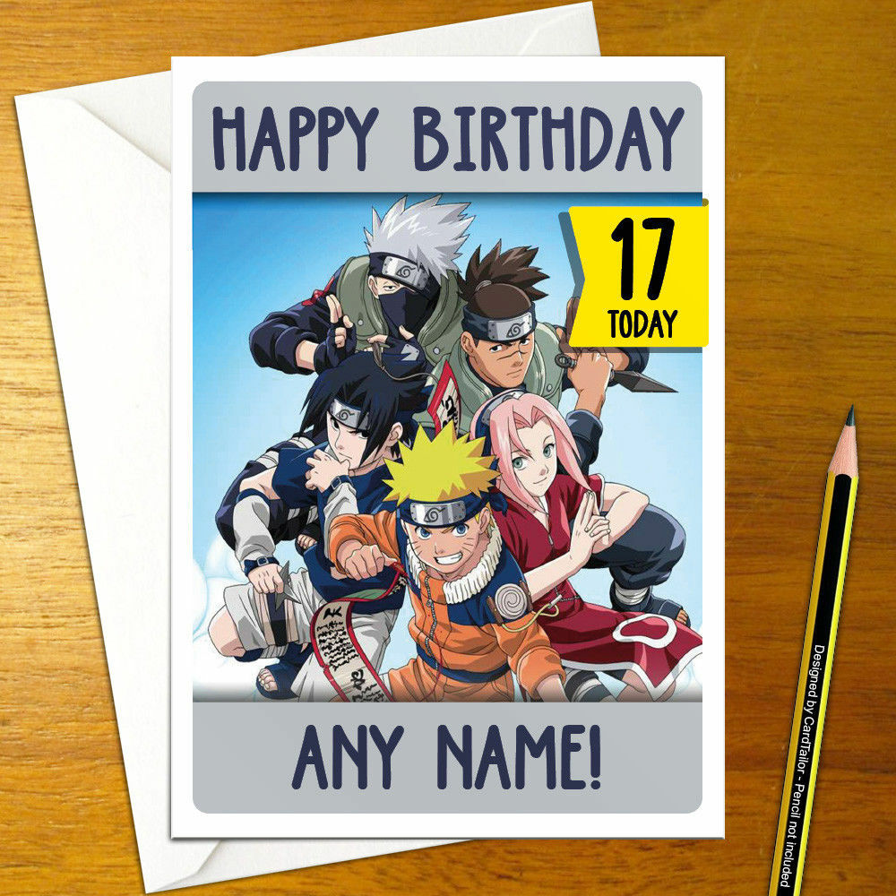 Naruto Happy Birthday Card