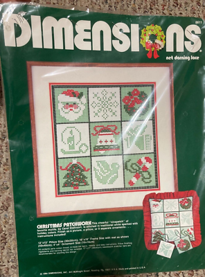 Dimensions Cross Stitch kit Christmas Patchwork 8611 | eBay