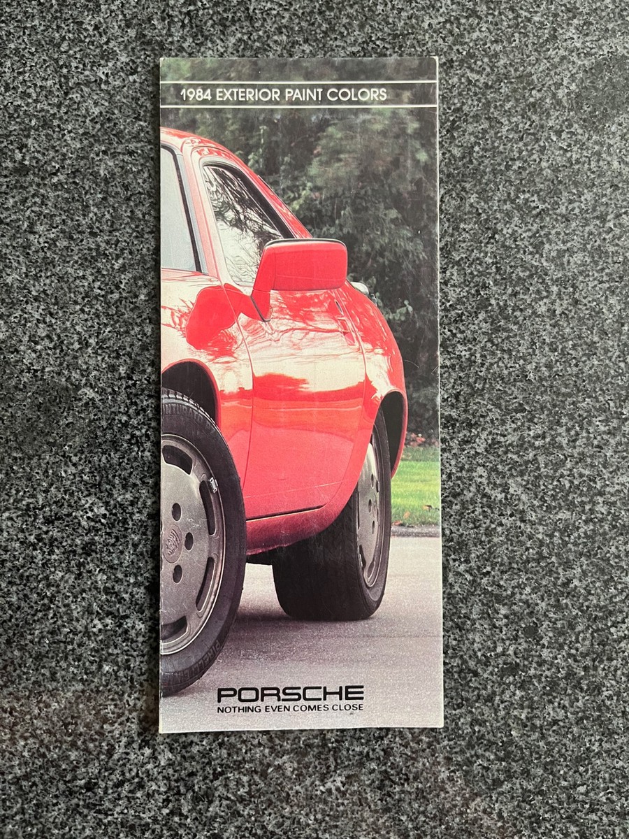 Porsche Exterior Paint Color Chart Rennbow The Porsche Color Wiki