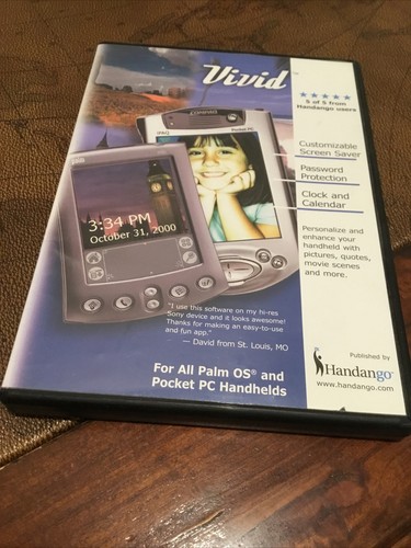 Handango Vivid CD-ROM Palm Pilot | eBay