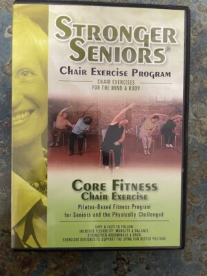 Stronger Seniors: Core Fitness Chair Exercise (DVD, 2011) Free Shipping ...