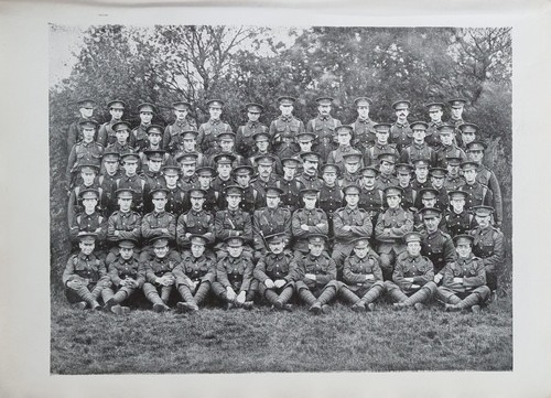 1917 WW1 PRINT MANCHESTER REGIMENT 22nd SERVICE BATTALION D COMPANY ...