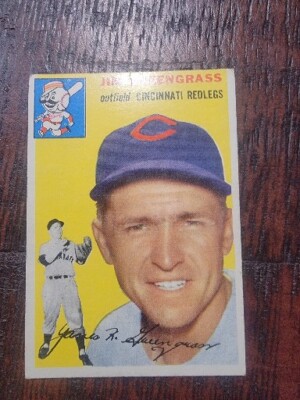 1954 Topps Baseball Card Jim Greengrass (VG) Cincinnati Redlegs | eBay
