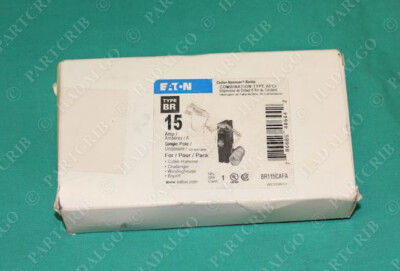 Eaton, BR115CAFA, Arc Fault Circuit Breaker Combination Type AFCI 15A ...