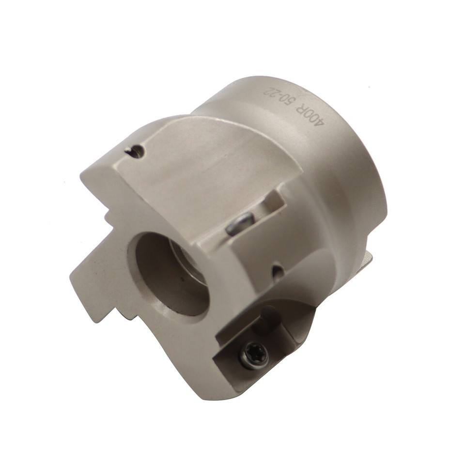 10Pc Carbide Insert Face End Mill Shell Cutter R8 FMB22 Arbor 400R ...