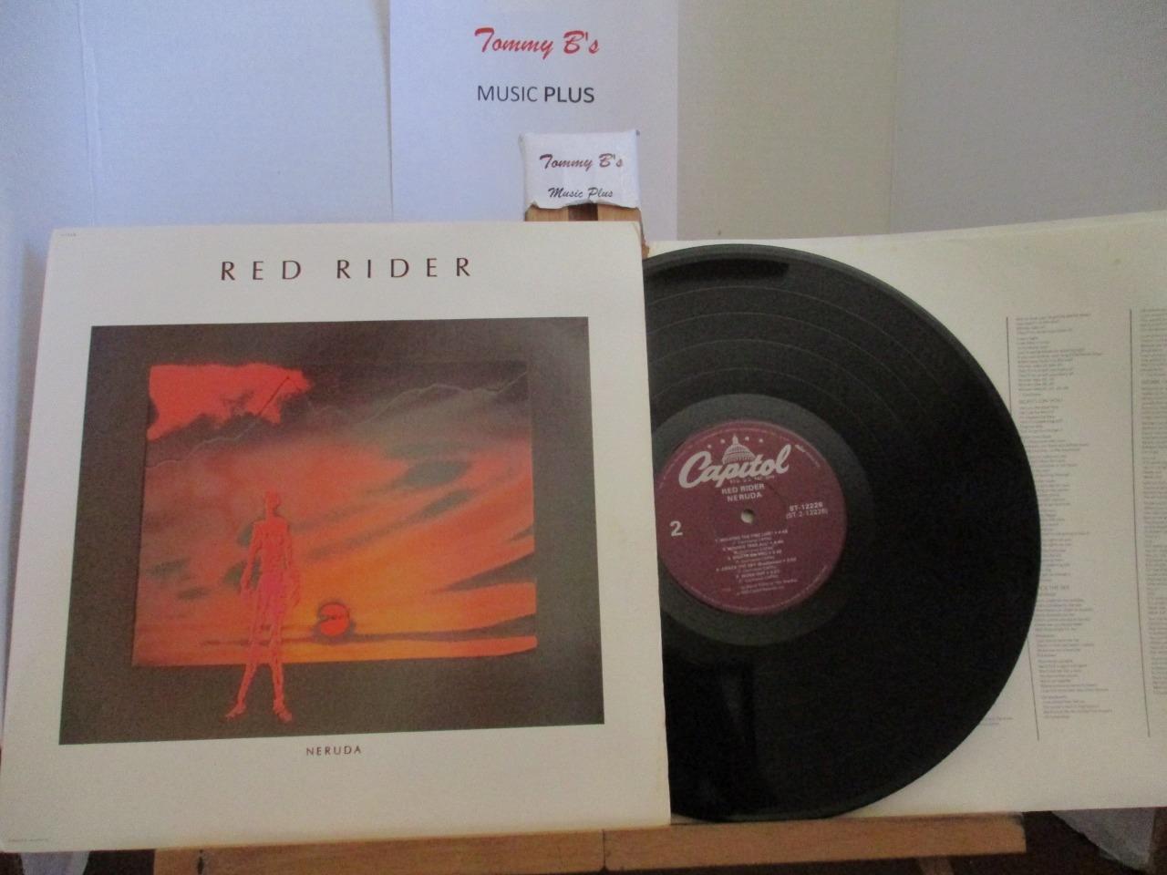 Red Rider ‎– Neruda Vinyl LP - Capitol Records ‎ST-12226 Record ...