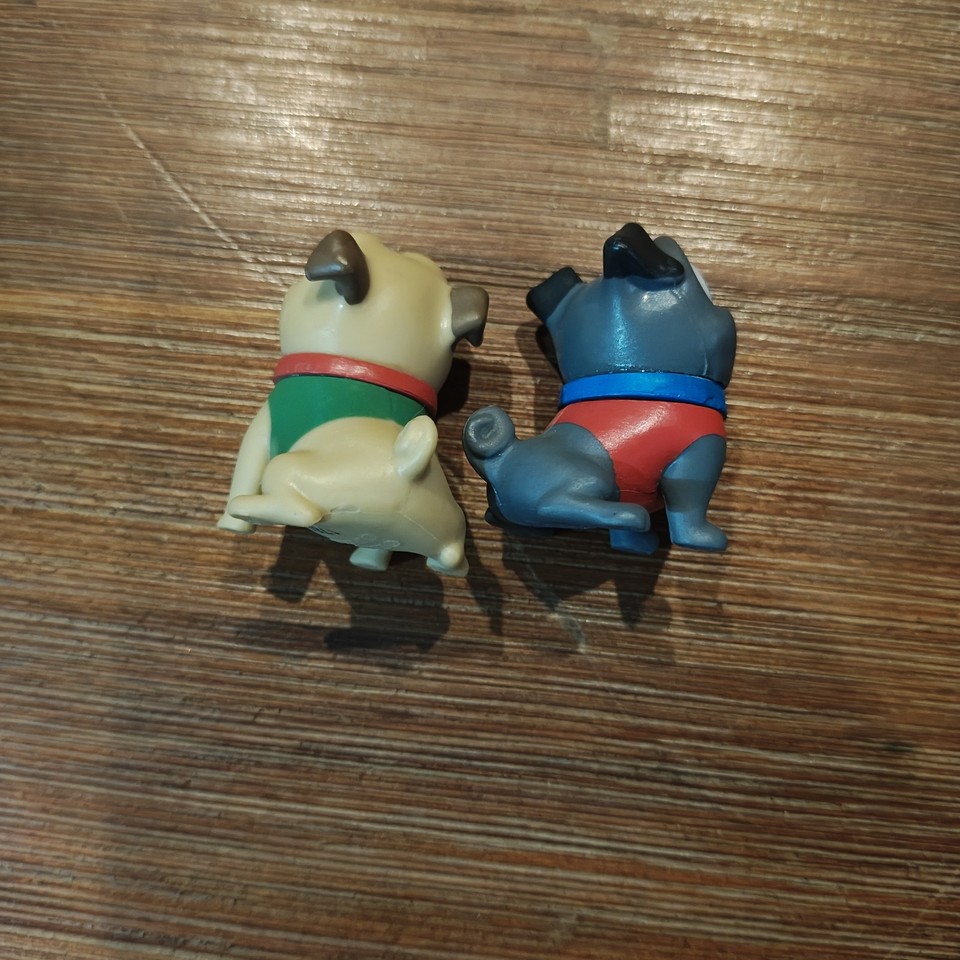 Set of 2 Puppy Dog Pals Rolly Pug Surprise Action Talking Toy Disney ...