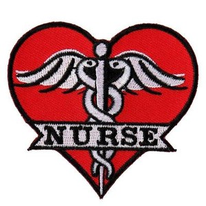 MEDIC EMS RN Nurse Heart EMBROIDERED 3.0 INCH IRON ON PATCH | eBay