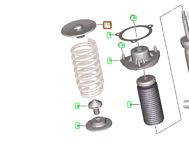 BMW X5 F15 Rear Upper Spring Pad 33536857006 6857006 NEW GENUINE | eBay
