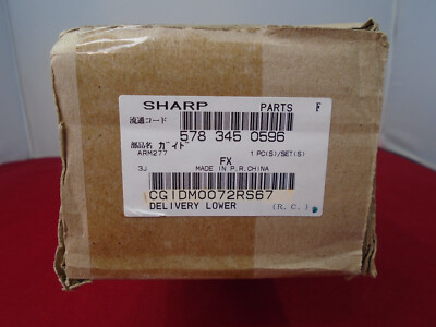 Sharp P/N.CGIDM0072RS67 Sharp Consegna Carta Guida 578 345 0596 AR-235 ...