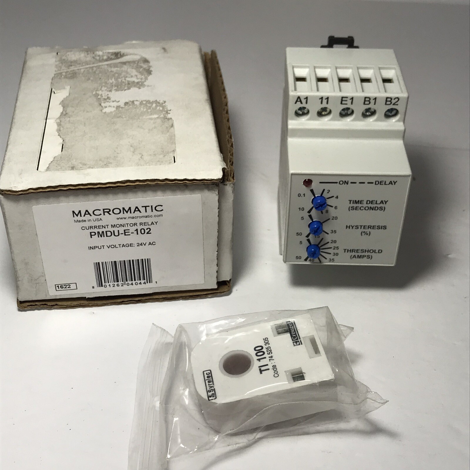 Macromatic PMDU-E-102 Current Monitor Relay Single Phase (ELE5358) for ...