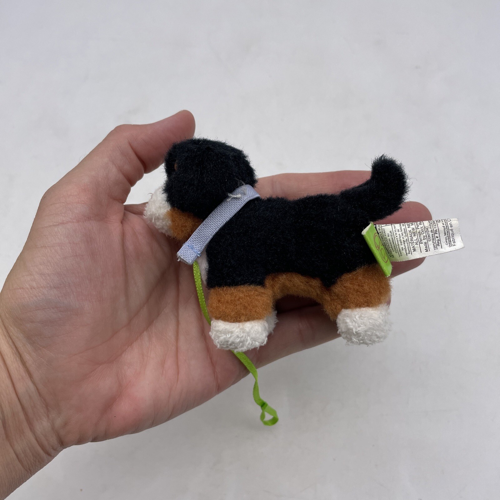 Micro Pucci Pups Dog Black White Brown Mini Puppy Plush Stuffed Toy | eBay