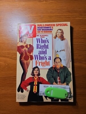 TV Guide Magazine Oct. 23-29 1993 Jason Alexander Faye Dunaway Kelly ...