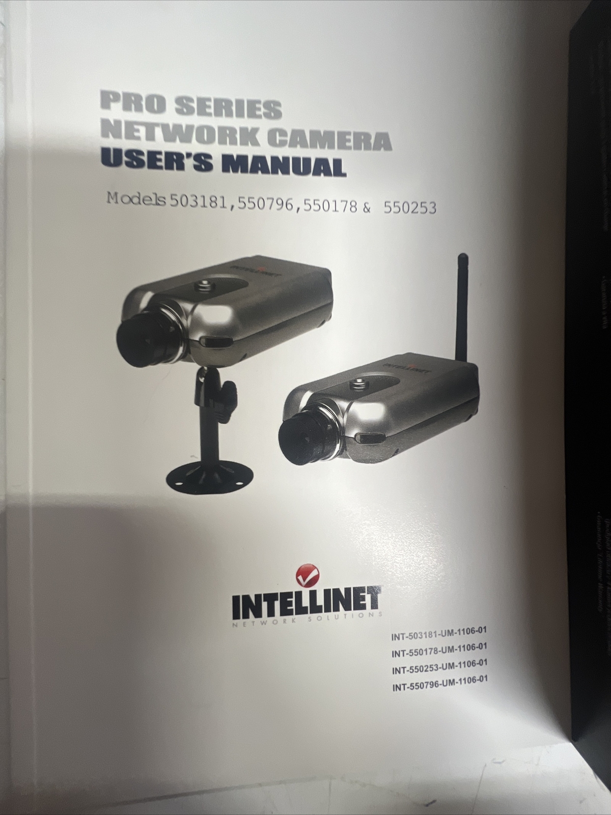 Intellinet Pro Series Wireless Network Camera MPEG4, CCD, Low Light ...