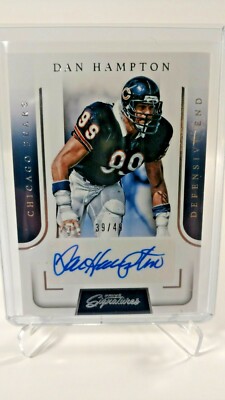 2016 PANINI PRIME SIGNATURES #PS-DH DAN HAMPTON 39/49 AUTOGRAPHED RARE ...
