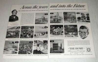1953 The Home Insurance Ad - Into The Future | eBay