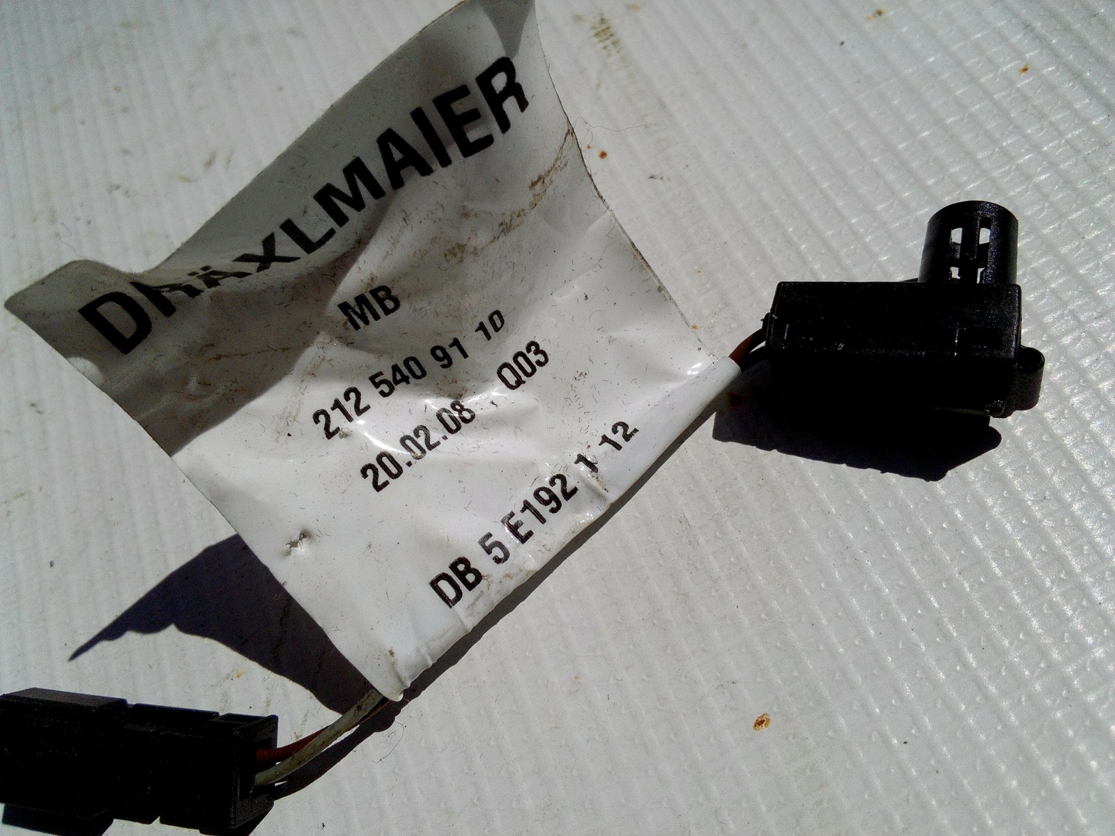 2010 - 2016 MERCEDES W212 E350 CENTER CONSOLE ARMREST HARNESS WIRING ...