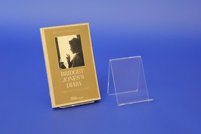 Clear Perspex Acrylic Plastic Book Plate Retail Display Stand Holder ...