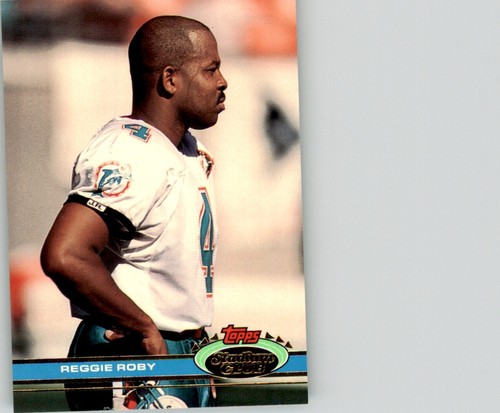 1991 Stadium Club Reggie Roby . Miami Dolphins #239 | eBay
