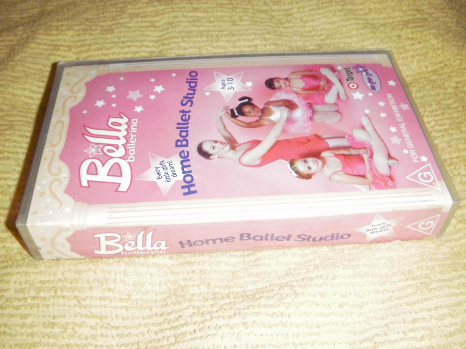 rare oop HOME BALLET STUDIO VHS TAPE near NEW BELLA BALLERINA kids ...