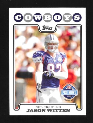 2008 Topps #305 Jason Witten card, Dallas Cowboys legend | eBay