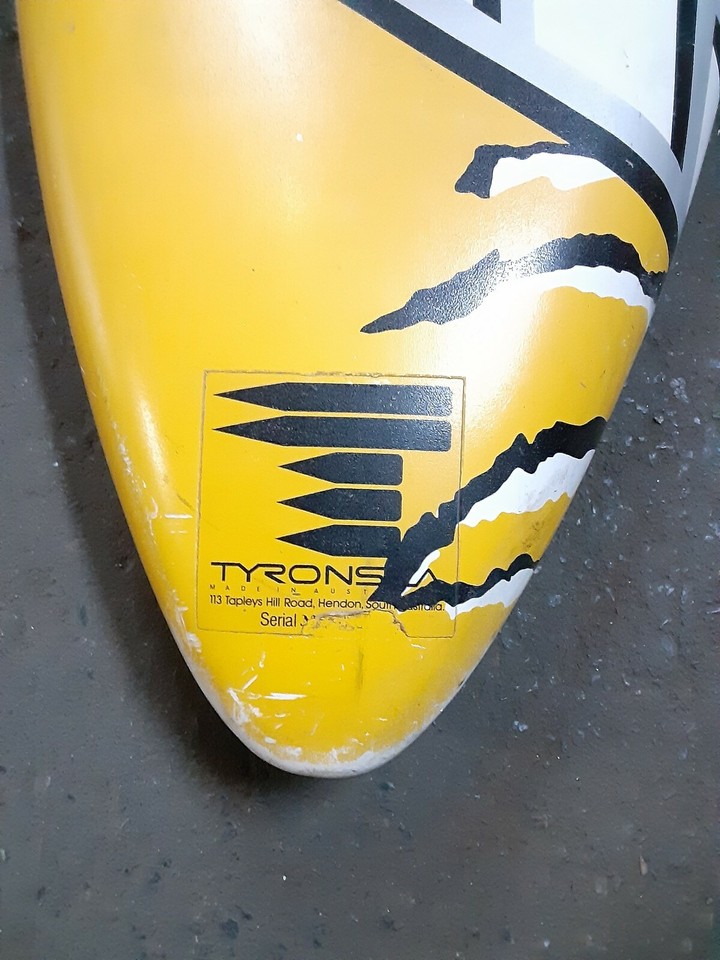 Vintage Rare Windsurfing Board Tyronsea 295 Elite Made In SOUTH ...