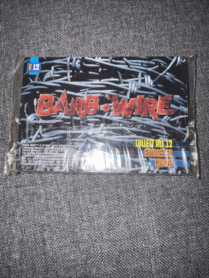 Barb Wire Embossed Trading Cards Full Set of 12 Topps 1996 | eBay UK