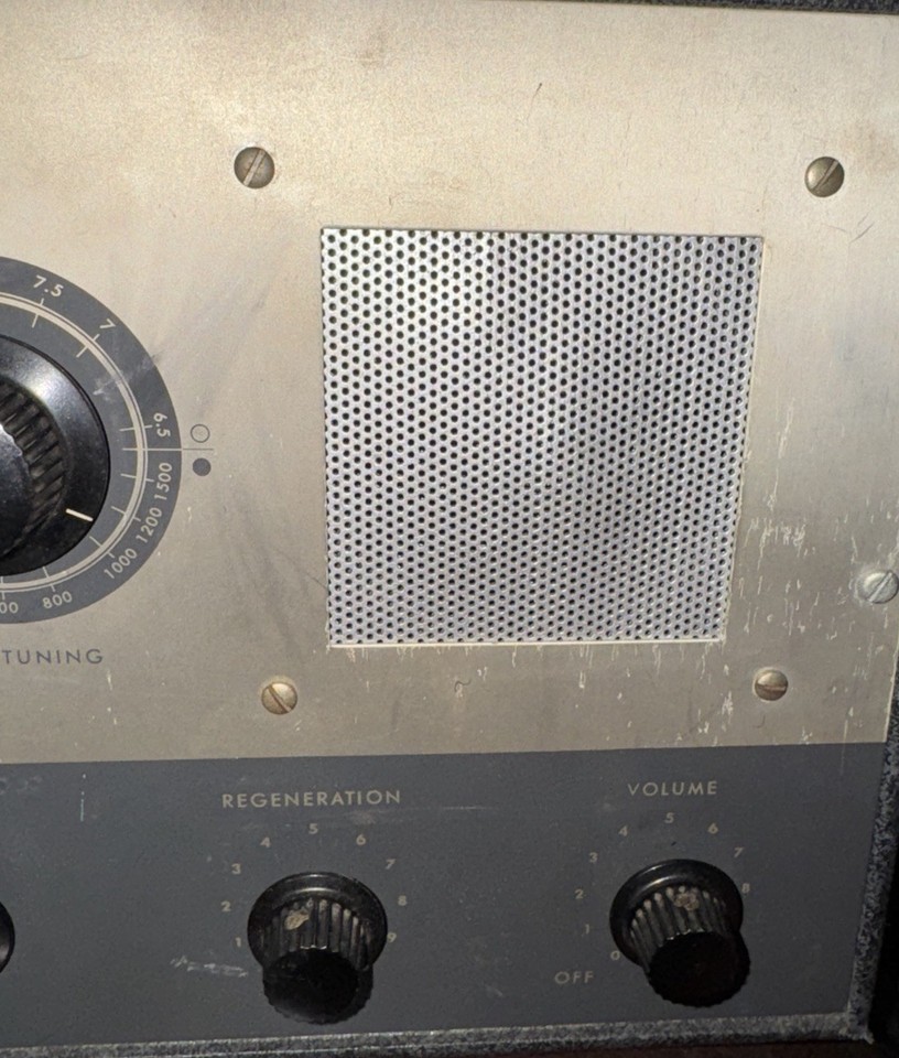 Vintage Knight Space Spanner Shortwave Radio Receiver - Allied Radio ...